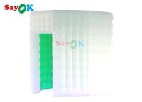 China 210D Inflatable Photo Booth 2.5x2.5x2.5m with LED Lights for Exhibition for sale
