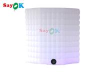 China PVC Coated Octagon Inflatable Photo Booth Tent with LED Lighting Custom Size for sale