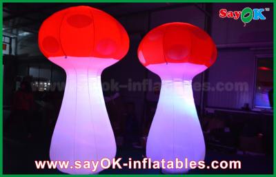 China Giant Inflatable LED Mushroom Lighting 2.5m 12 Color Stage Decoration for Wedding Event for sale