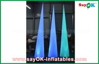 China 2.5m Nylon Inflatable LED Cone WIth LED Light CE/UL Blower Lighting Decoration for sale