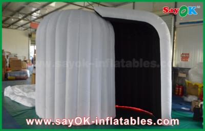 China Inflatable Wedding Photo Booth 3x2x2.3m with LED Light 12 Colors Custom Logo for sale