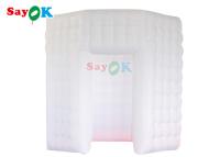 China White Oxford Cloth Inflatable Photo Booth 2.5m for Event Lead Free for sale
