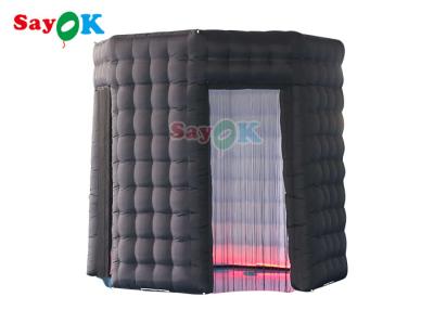 China Oxford Cloth Inflatable Photo Booth Enclosure 2.5x2.5x2.5m with 110V 220V Blower for sale