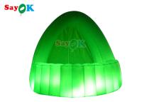 China LED Inflatable Party Tent with Blower 210D Oxford Cloth Custom Size for Beer Shop Events for sale