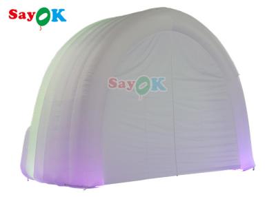 China LED Lighting Inflatable Cube Tent With Blower For Beer Drink Shop Party for sale