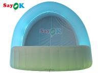 China Oxford Cloth Inflatable Bar Tent 3.5x3.5x3m with LED Light and 110V Blower for sale
