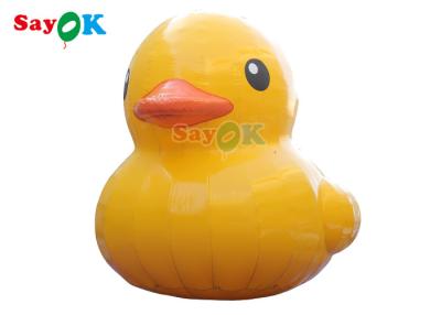China 210D Oxford Cloth Airtight Inflatable Duck 2m High Cartoon Advertising Model for sale