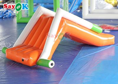 China Commercial Inflatable Water Slide PVC Trampoline Bouncer for Kids 0.55mm for sale