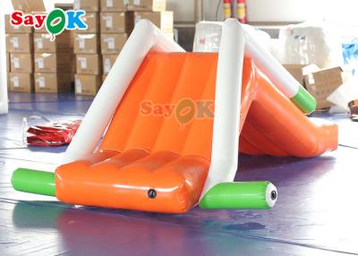 China Commercial Inflatable Slip N Slide 0.55mm PVC Tarpaulin Outdoor Indoor Pool Slide for Amusement Park for sale