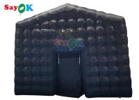 China Customizable Black Inflatable Night Club Party Cube Tent Portable Blow Up Nightclub 1000pcs for sale