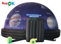 China 8m Inflatable Planetarium Dome Projection Outdoor Portable Movie Tent with Blower for sale