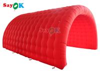 China Custom 210D Oxford Cloth Inflatable Tunnel Tent 5x5x3m Advertising Blow Up Channel Tent for sale