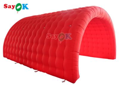 China Custom 210D Oxford Cloth Inflatable Tunnel Tent 5x5x3m Advertising Blow Up Channel Tent for sale