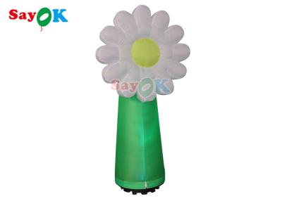 China Custom PVC Inflatable LED Flower Model 4m Height for Advertising Decoration for sale