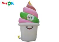 China Customized 5m Inflatable Ice Cream Model for Festival Outdoor Advertising for sale
