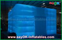 China 5x5m Inflatable Tent Cube 3 Person Oxford Cloth Nightclub with LED Lights Custom Logo for sale