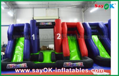 China Commercial Grade PVC Inflatable Bouncer Slider Castle 0.55mm for Kids Play Center for sale