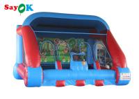 China Commercial Inflatable Red Blue IPS Shooting Game 20x13x12 ft Customizable Carnival for sale