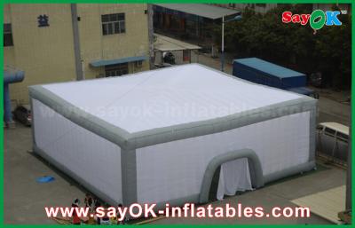 China Outwell Air Tent Giant 15x15m Outdoor Inflatable Cube Tent with LED Light Custom Size for sale
