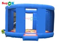 China Fire Themed Inflatable Bouncy Castle 0.55mm PVC Commercial Jumping Bounce House 500KGS Capacity for sale