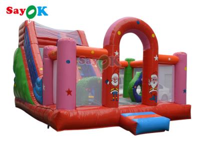 China Commercial Inflatable Bounce House with Water Slide for Adults Kids 0.55mm PVC for sale