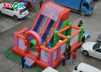 China Fire Retardant PVC Inflatable Bounce House 0.55mm 18OZ Tarpaulin for Play Centers for sale