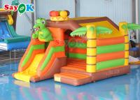 China Commercial Inflatable Water Slide Bounce House 5x5x4m PVC Tarpaulin for Adults for sale