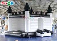 China White Wedding Inflatable Bounce House PVC Tarpaulin Jumper for Party Rental Custom Size for sale