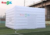 China Customizable LED Inflatable Cube Tent for Events Weddings Nightclubs 220V for sale