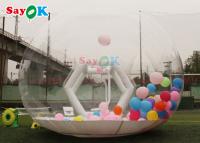 China Inflatable Bubble Dome Tent 2-4m Diameter Transparent PVC Outdoor Party Camping Shelter with CE Certified Blower for sale