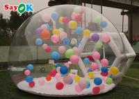 China Inflatable Bubble Dome Tent 2-4m Diameter Transparent PVC Outdoor Party Camping Shelter with CE Certified Blower for sale