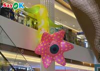 China Custom Inflatable Flower Decoration with LED Lights 1.76x1x3m Oxford Cloth Party Decor for sale
