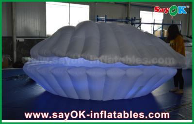 China White Nylon Cloth Inflatable Lighting Decoration LED Shell For Advertising for sale