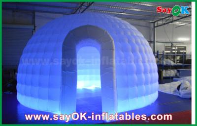 China 210D Oxford Cloth Inflatable Dome Tent with LED Light - 3-5 Year Lifespan, Custom Sizes Available for sale