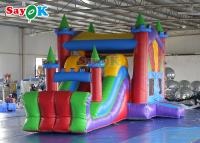 China Custom Inflatable Bounce Castle with Slide for Party Wedding 8ft x 8ft for sale