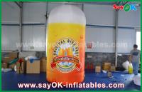China 210D Oxford Cloth Custom Inflatable Beer Bottle with Logo Print - Several Feet Height, 3-10 Minute Inflation for sale