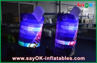 China Custom Logo Printed Inflatable Baby Feeder Bottle 2m Oxford Cloth Commercial Grade for sale