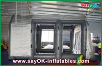 China Gray PVC Inflatable Spray Booth for Car 10x5m Customizable with CE Blower for sale