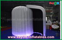 China Inflatable Photo Booth Dome Tent 3m x 2m x 2.3m with LED Light for Event Rental for sale