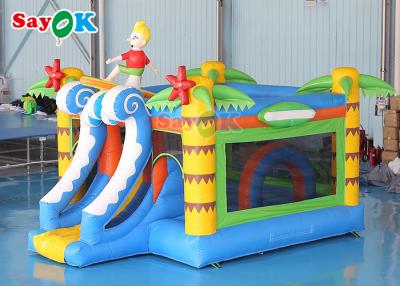 China Customized Surf Boy Adventure Bounce House Inflatable Bouncy Castle 0.55mm PVC for sale
