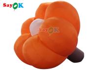 China 2m Oxford Fabric Custom Inflatable Flowers With LED Light for sale