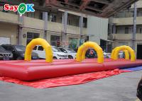 China 20m Giant Inflatable Water Slide Double Lane Outdoor Amusement Park Attraction for sale