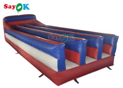 China Commercial Inflatable Bungee Run Race Game 3 Lane Obstacle Course for Outdoor Events for sale