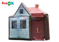 China Custom 5x4m Inflatable Bar Tent PVC Advertising House Pub with Blower and LED Lights for sale