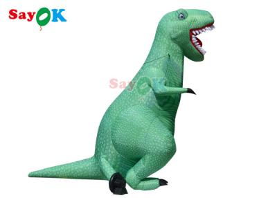China Customized 7m Inflatable Dinosaur Mascot Costume Blow Up Cartoon Character for Advertising Events for sale