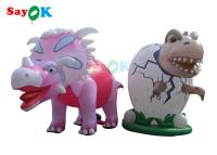 China 4m Inflatable Giant Dinosaur for Festive Decoration Wind Resistance Oxford Cloth for sale