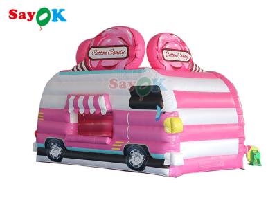 China Customized Inflatable Candy Food Booth 4.5x3x3.8m PVC Carnival Popcorn Store Tent for sale