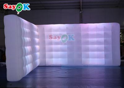 China Oxford Cloth Inflatable Photo Booth Backdrop LED Wall 5x2.5m Customizable for sale
