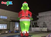 China Giant Inflatable Grinch Christmas Decoration 8.5M Custom Cartoon Character for Outdoor Advertising for sale