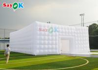 China 8x12x5m Inflatable Cube Tent with LED Light for Wedding Decoration and Events for sale